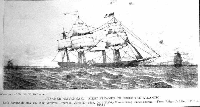 SS Savannah Maiden Voyage Was 200 Years Ago Today – ISA New Orleans Section